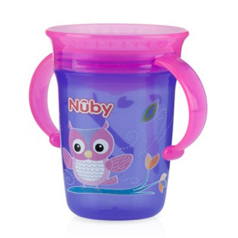 Nuby Vaso 360 Wonder con asas (240ml) - Art. 68024WO | Grupo BabyStore