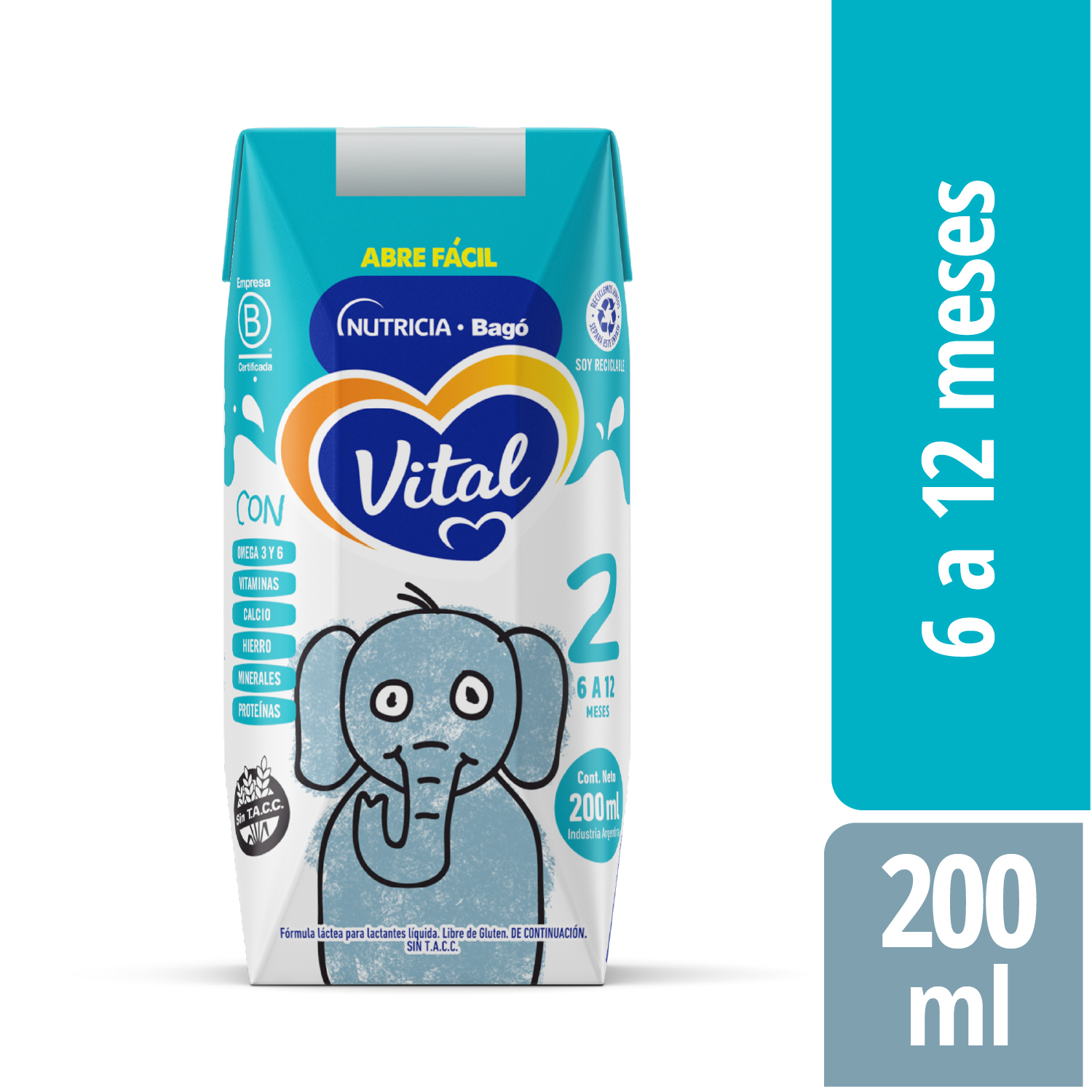 PROMO 19% OFF Vital 2 Brick X 200Ml (Pedido Bulto X 24U) | Grupo BabyStore