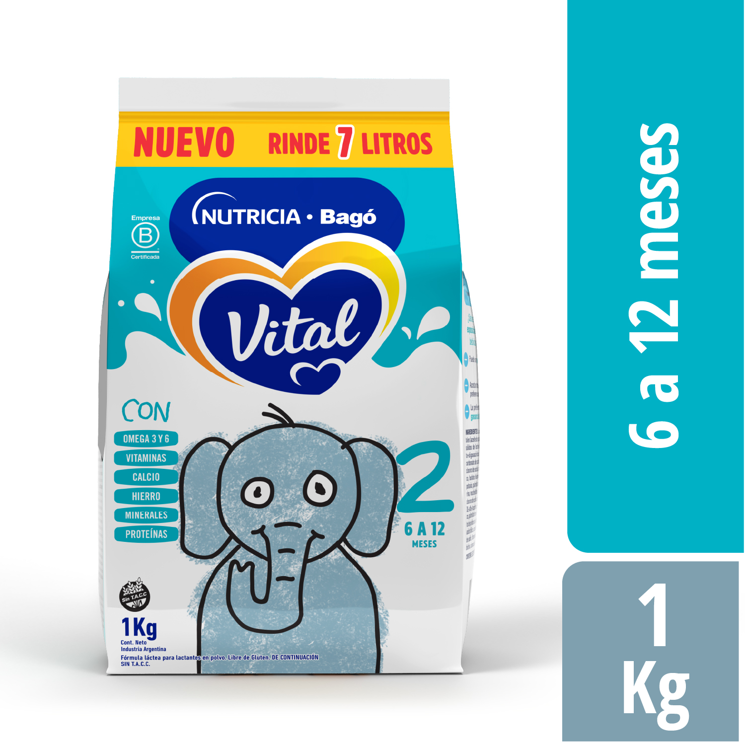 PROMO 20% OFF Vital 2 Pack Affordable 1Kg (Pedido Bulto X 8U) | Grupo ...
