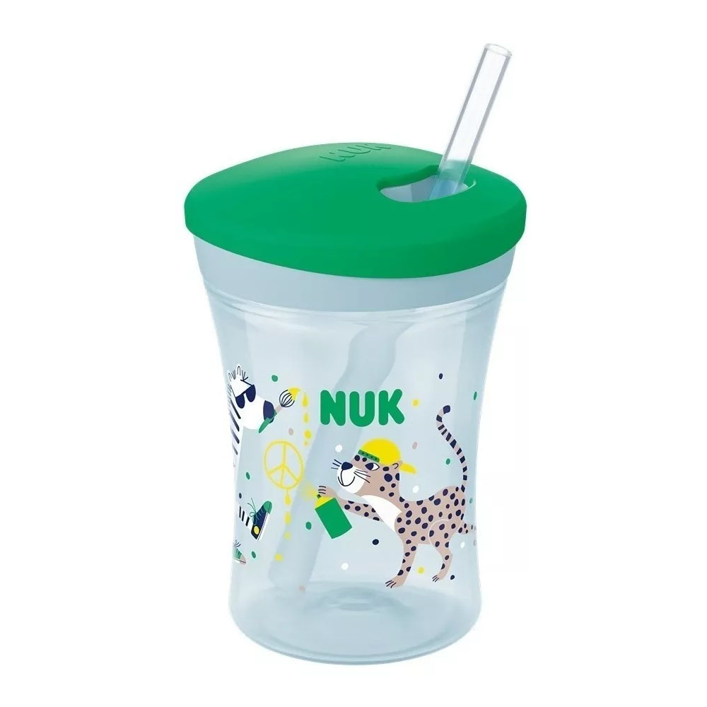 Nuk Vaso Evolution Action Cup con Sorbete Flexible 230Ml | Grupo BabyStore