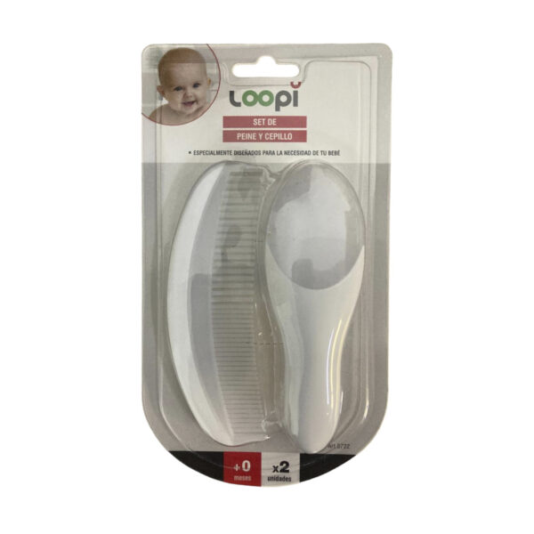 Loopi Set Peine y Cepillo 8722 | Grupo BabyStore