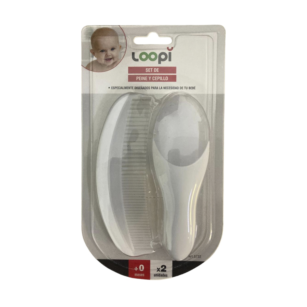 Loopi Set Peine y Cepillo 8722 | Grupo BabyStore