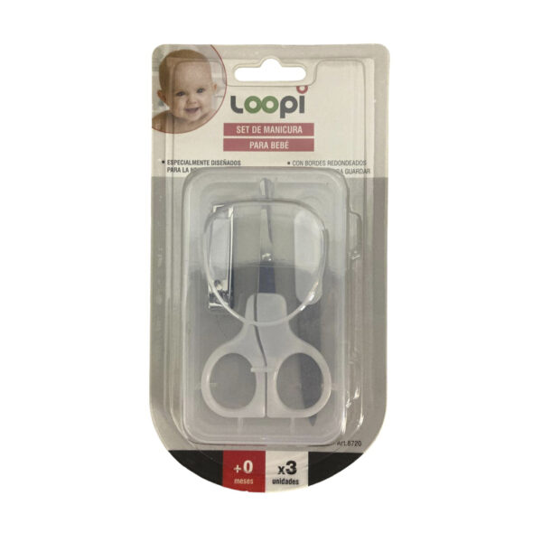 Loopi Set de Tijera, Alicate y Lima con Estuche 8720 | Grupo BabyStore