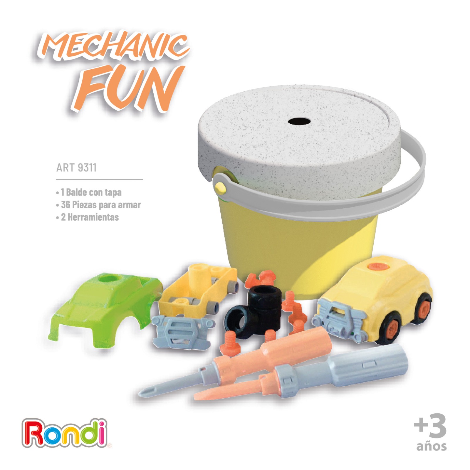 Rondi Balde Mechanic Fun | Grupo BabyStore