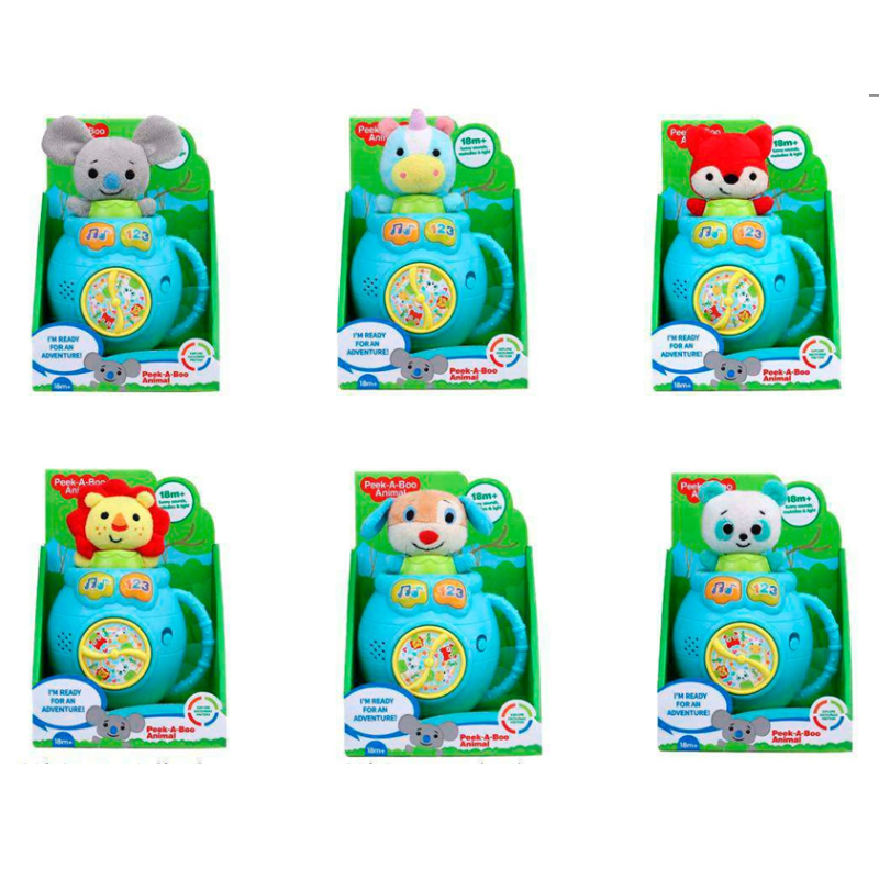 Baby Sunki Juguete Didáctico Inteligence Peek a Boo con Luz y Sonido ...