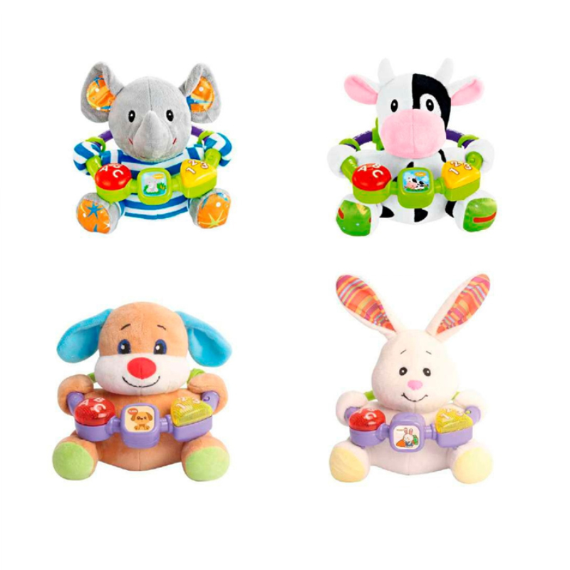 Baby Sunki Peluche Animales Inteligence con Luz y Sonido | Grupo BabyStore