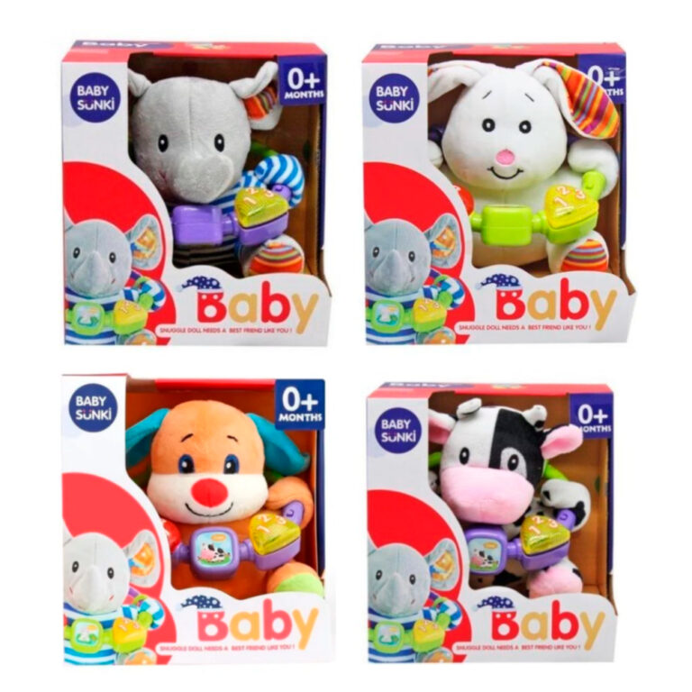 Baby Sunki Peluche Animales Inteligence con Luz y Sonido | Grupo BabyStore