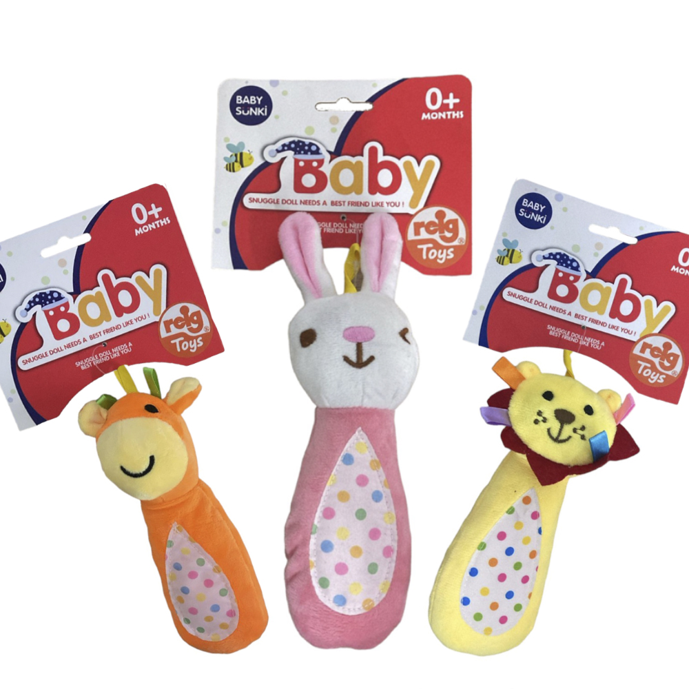 Baby Sunki Baston Sonajero Plush Animal | Grupo BabyStore