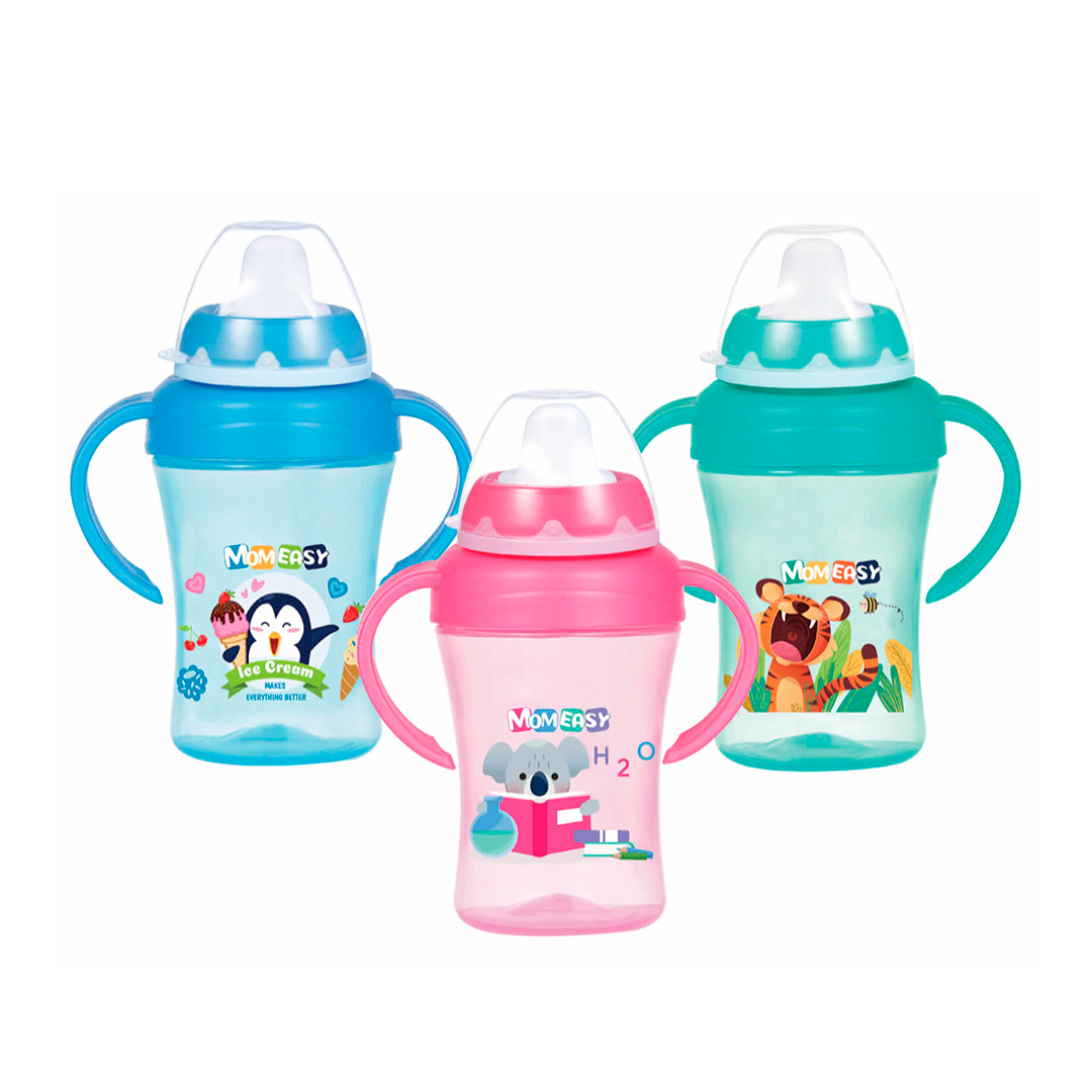 Loopi Vaso con Asas y Pico Blando de Silicona 210Ml 9161 | Grupo BabyStore
